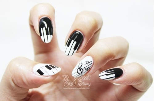 DoReMiFaSo~ 指甲上的琴鍵彩繪快來彈 | 宅宅新聞