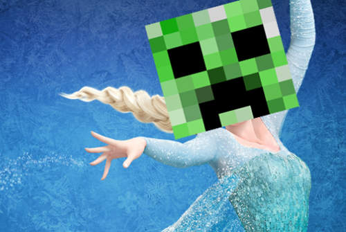 Minecraft重現「Let it go」果真是艾莎起厝秀了www | 宅宅新聞