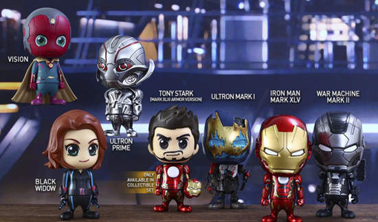 Hot Toys出品《Q版復仇者模型》大頭大眼睛豪可愛～ | 宅宅新聞